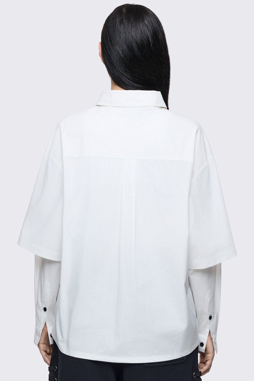 White Layered Goth Graphic Shirt | Minga London